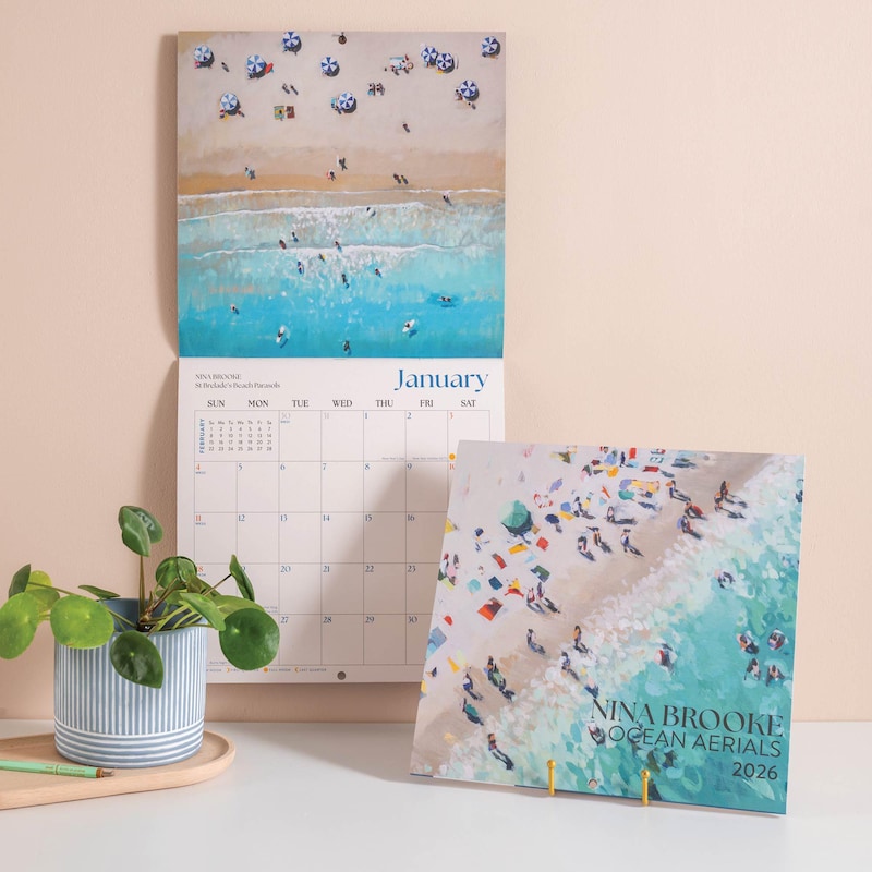 Calendar Beach 2026 Wall - Etsy UK
