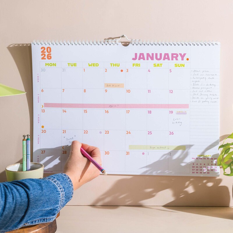 Pop Music Wall Calendar - Etsy UK