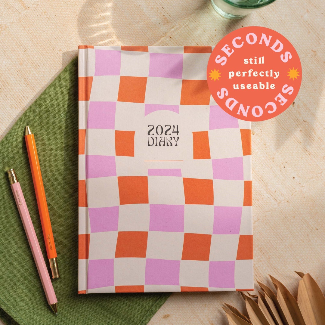 Imperfect 2024 Diary A5 Hardcover Week to View Planner 2024 Journal ...