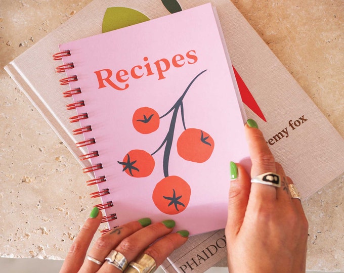 A5 Recipe Organiser Cooking Gift Your Own Recipe Book Cookbook Moms ...
