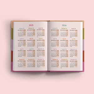 2025 Diary Week to View A5 Hardcover Planner 2025 Journal Recycled ...