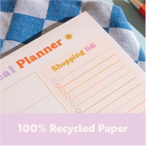 Meal Planner & Shopping List Pad | Shopping List Pad | Meal Planner ...