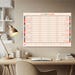 2026 A1 Wall Planner | Colourful Year Calendar | Landscape | Work Hard ...