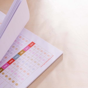 A4 Medication Schedule and Tracker Planner Pad | Vitamin Tracker ...
