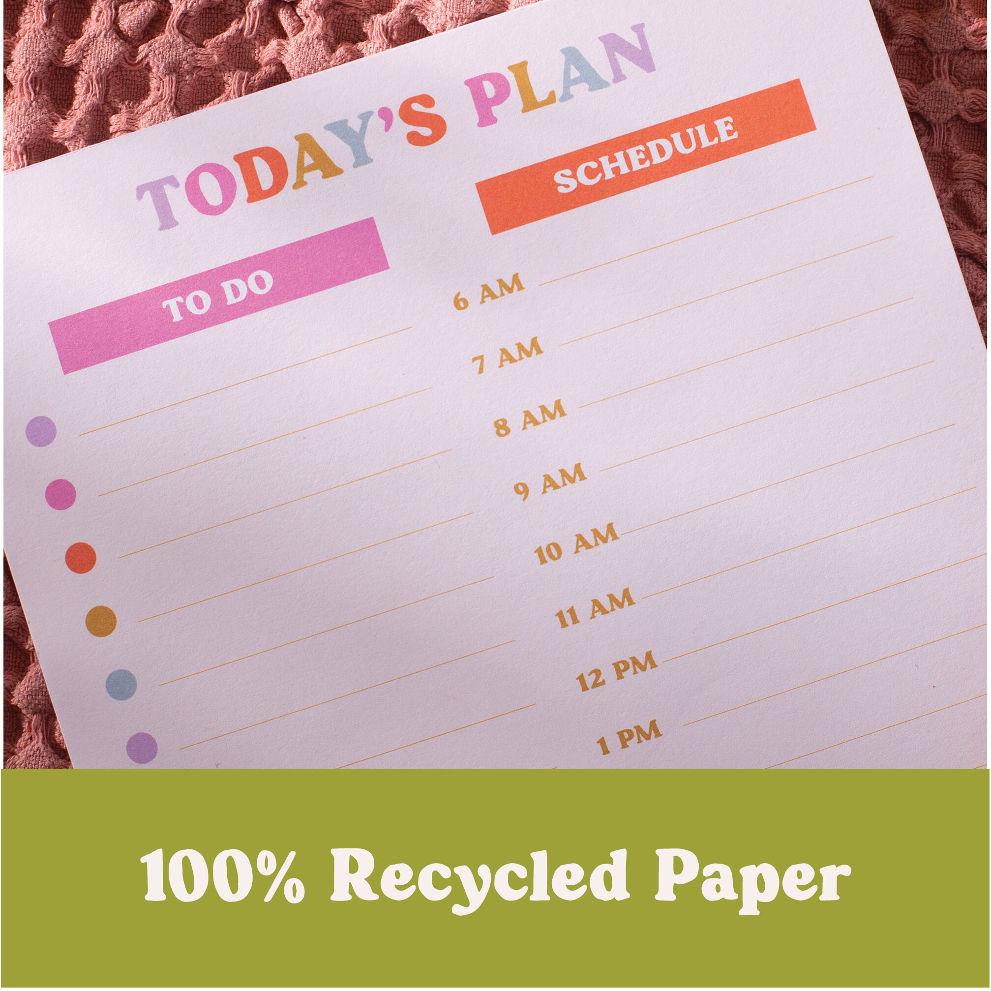 Weekly & Daily Planner Pad Set You Got This | Colourful | Desk Planner ...