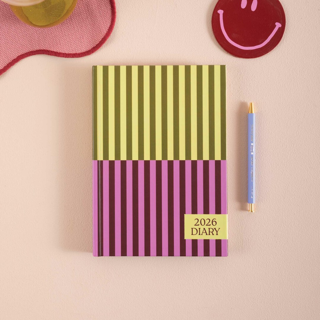 2026 Planner | Weekly A5 Diary | Hardback Agenda | Colourful Desk ...