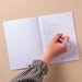 A5 Lined Notebook Checkered | Ruled Journal | Recycled Paper | Daily ...