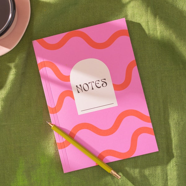 Aesthetic Pink Notebook - Etsy