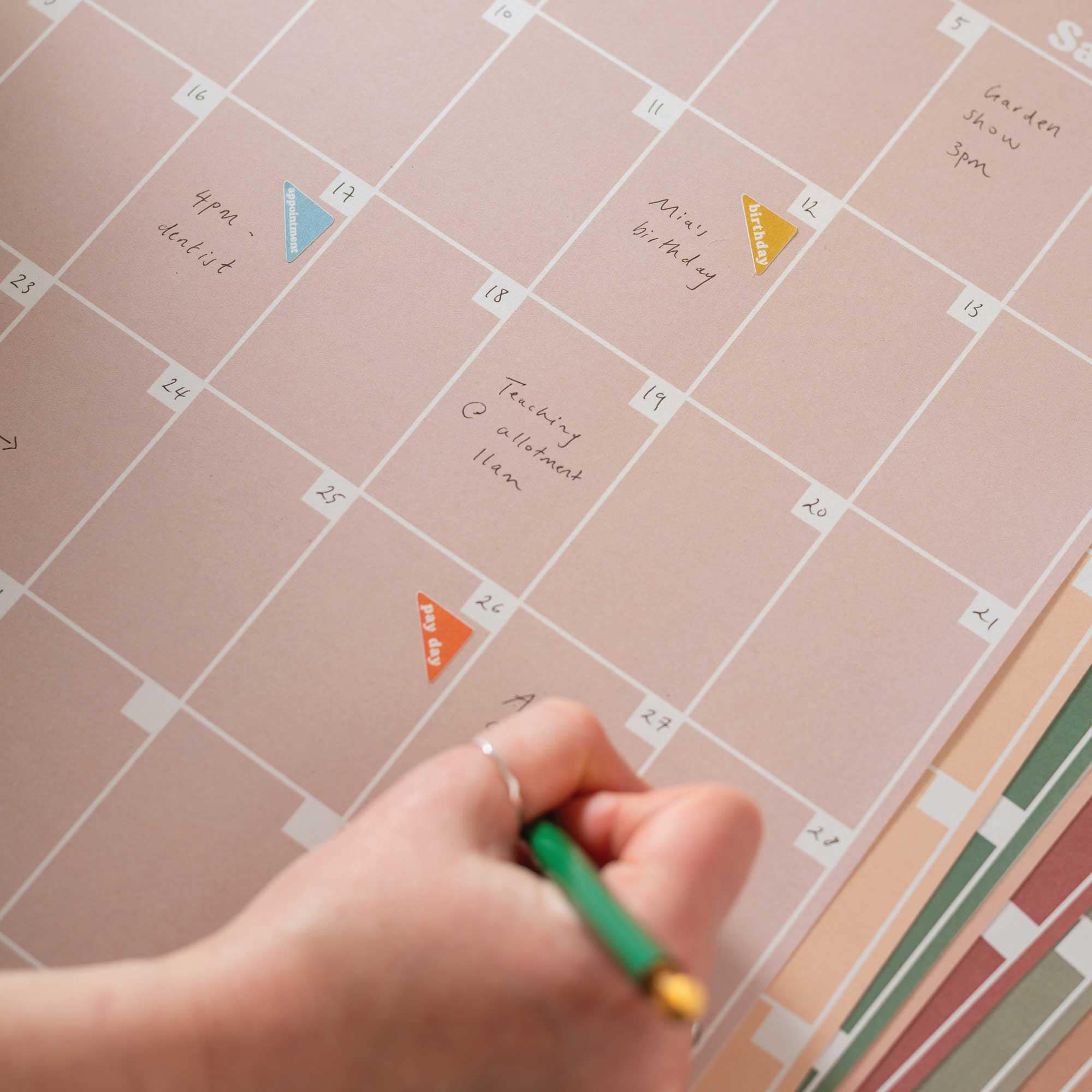 Large Monthly Wall Planner A3 Wall Planner Individual Pages | Undated ...