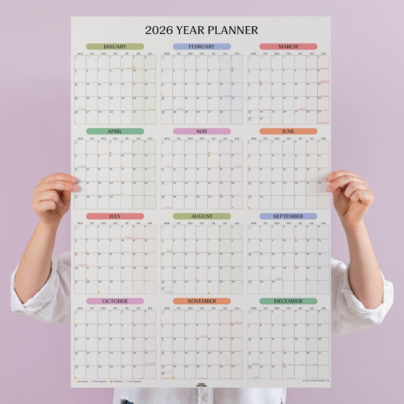 Erase Calendar 2026 - Etsy UK