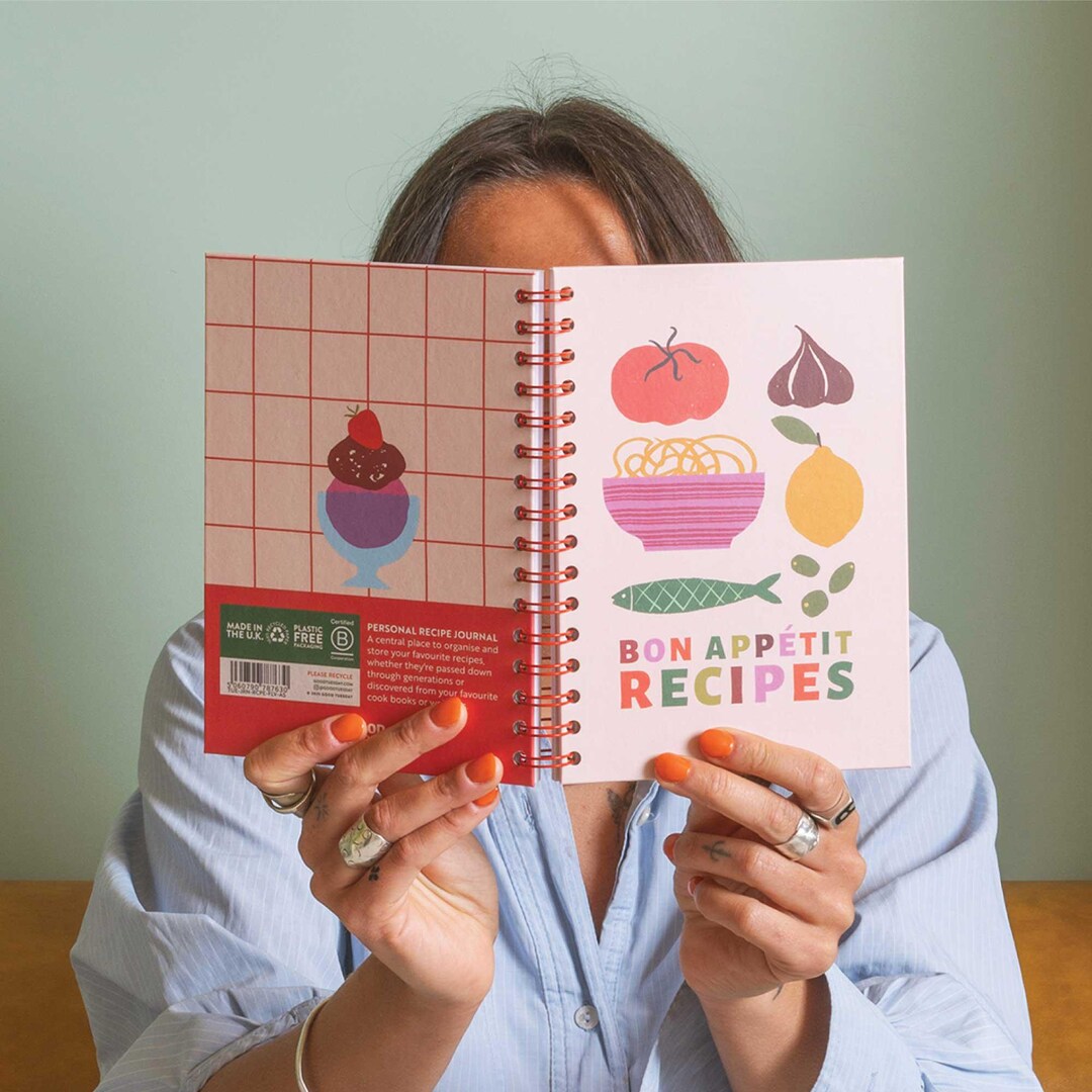 A5 Recipe Organiser Cooking Gift | Your Own Recipe Book | Cookbook ...