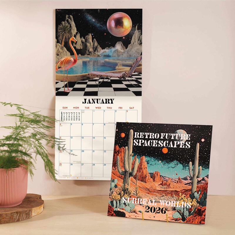 Retro Calendar - Etsy