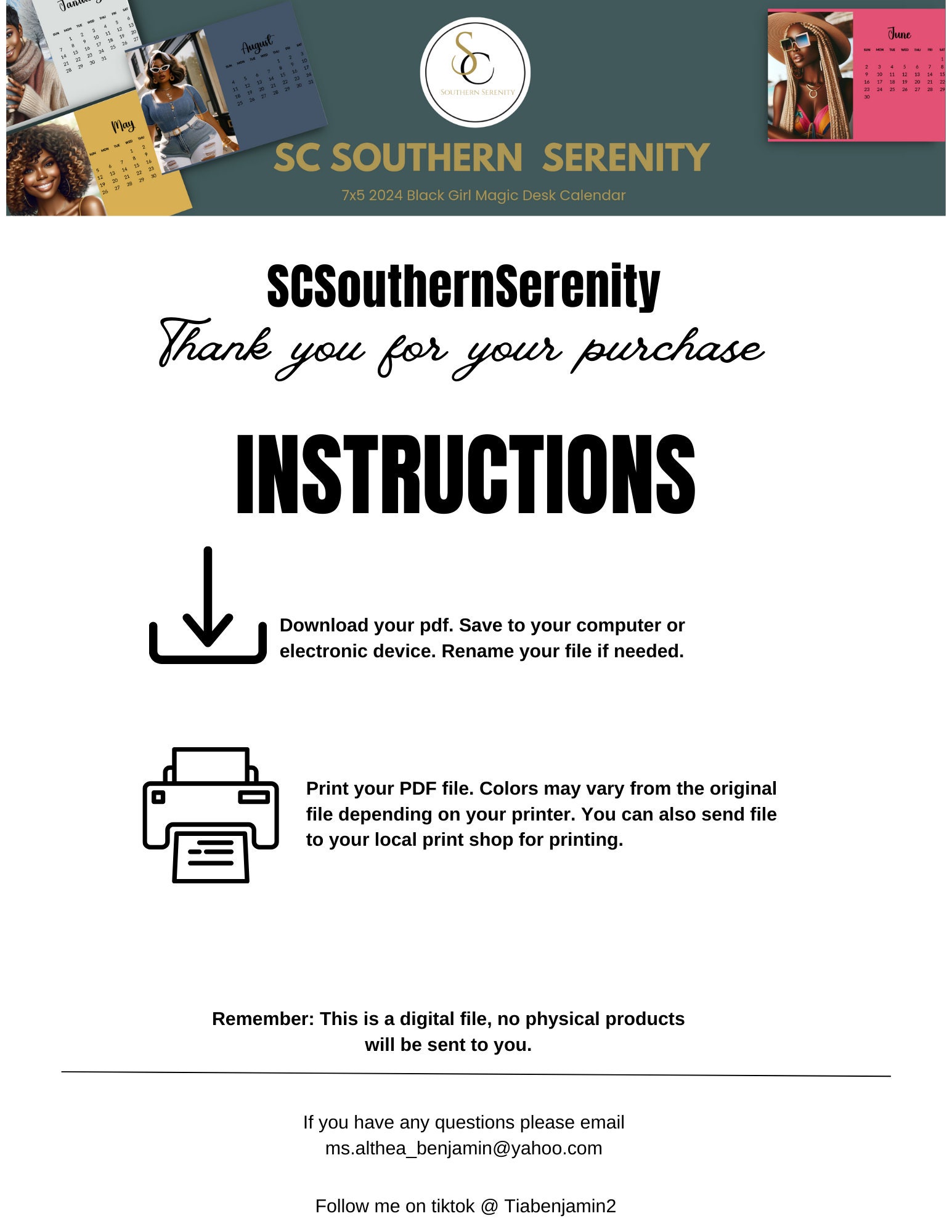 2024 Black Girl Magic Calendar - Etsy