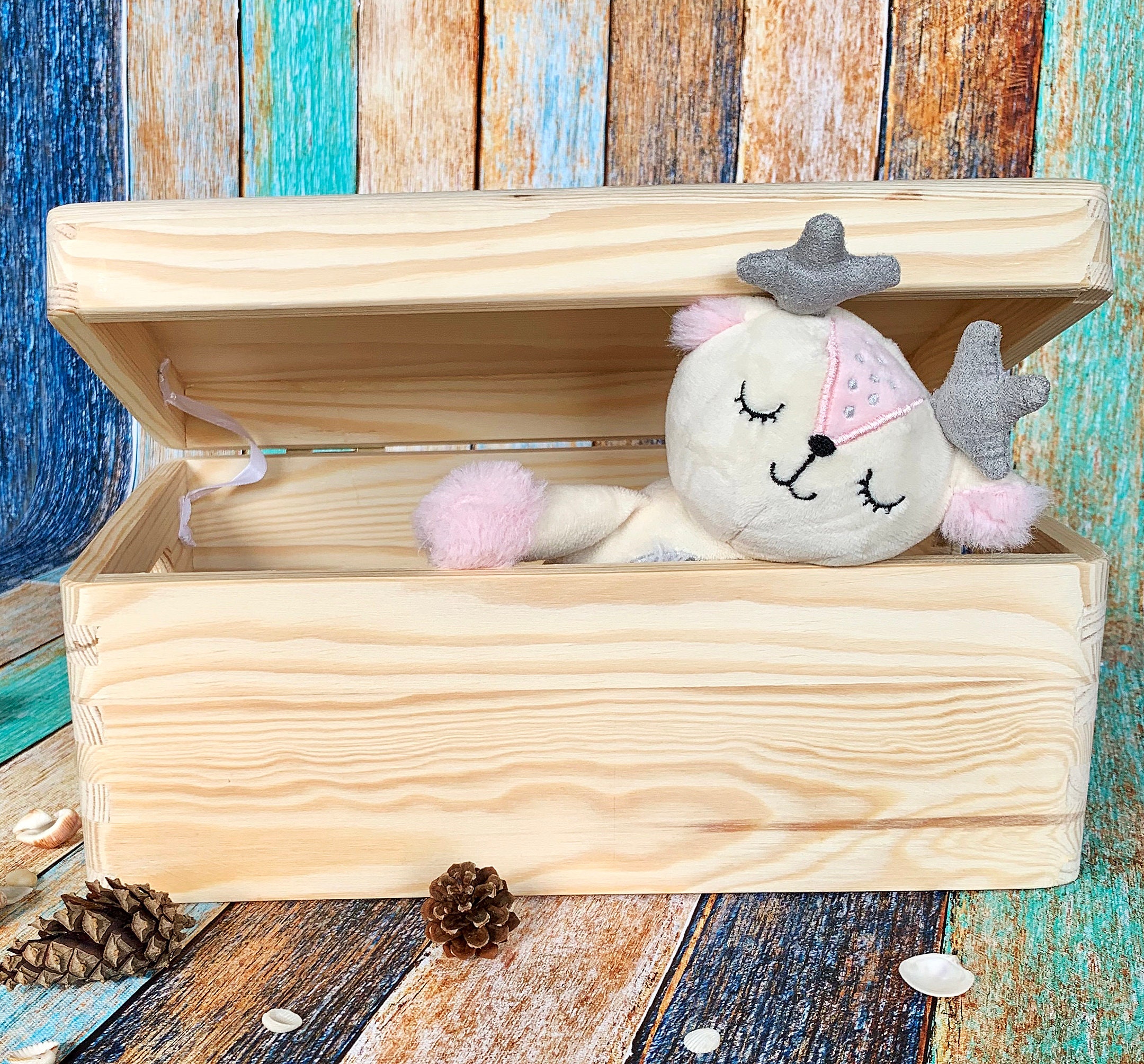 Wooden Box for Children With Textpersonalized Keepsake - Etsy