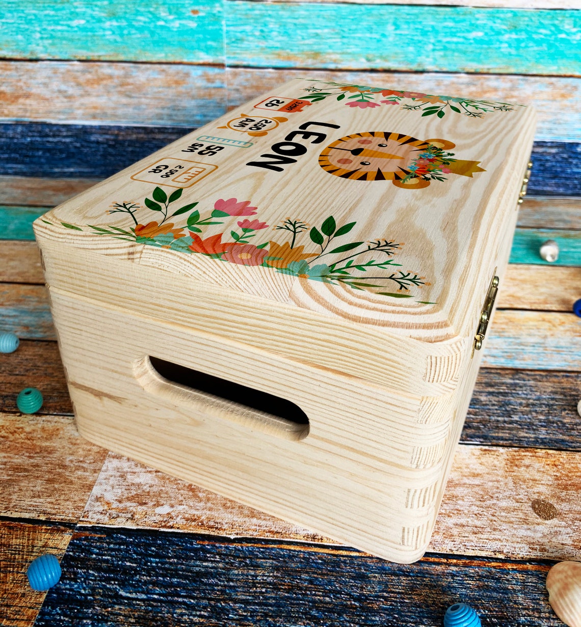 Wooden Box for Children With Textpersonalized Keepsake - Etsy