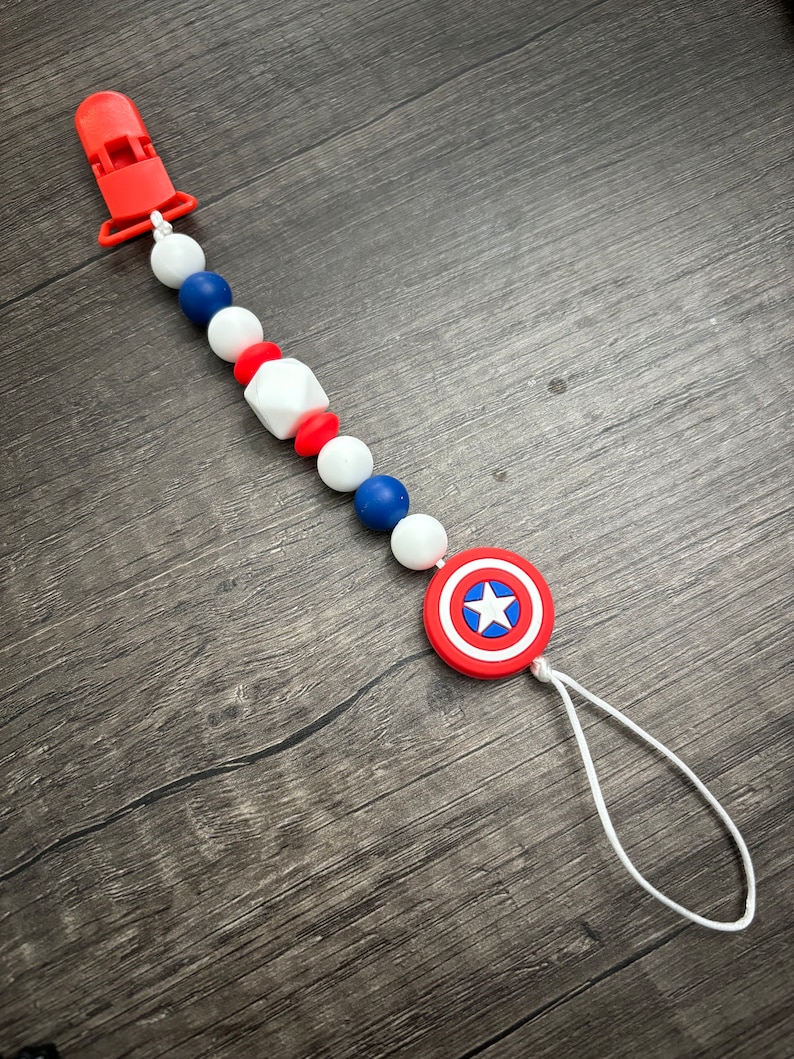 Marvel Pacifier Clips - Etsy