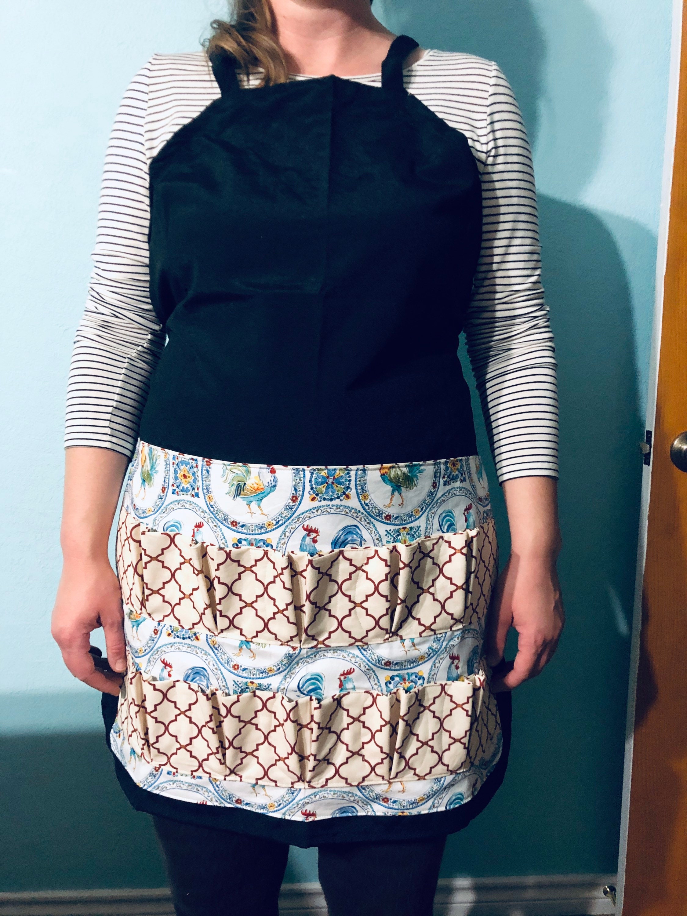 Egg Gathering Apron/Full Length Egg Apron/Handsfree Chore | Etsy