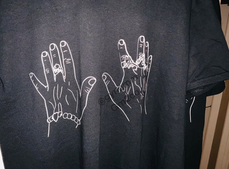 Corpse Husband Hand Shirt - Etsy