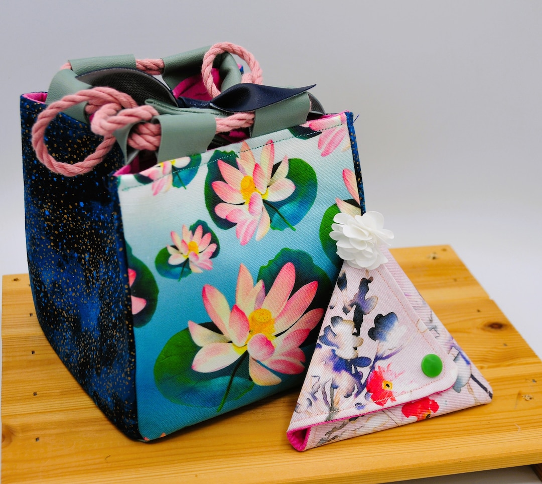 Komebukuro Rice Bag, Japanese Drawstring Bag, Kinchaku Bag, Fabric Gift ...