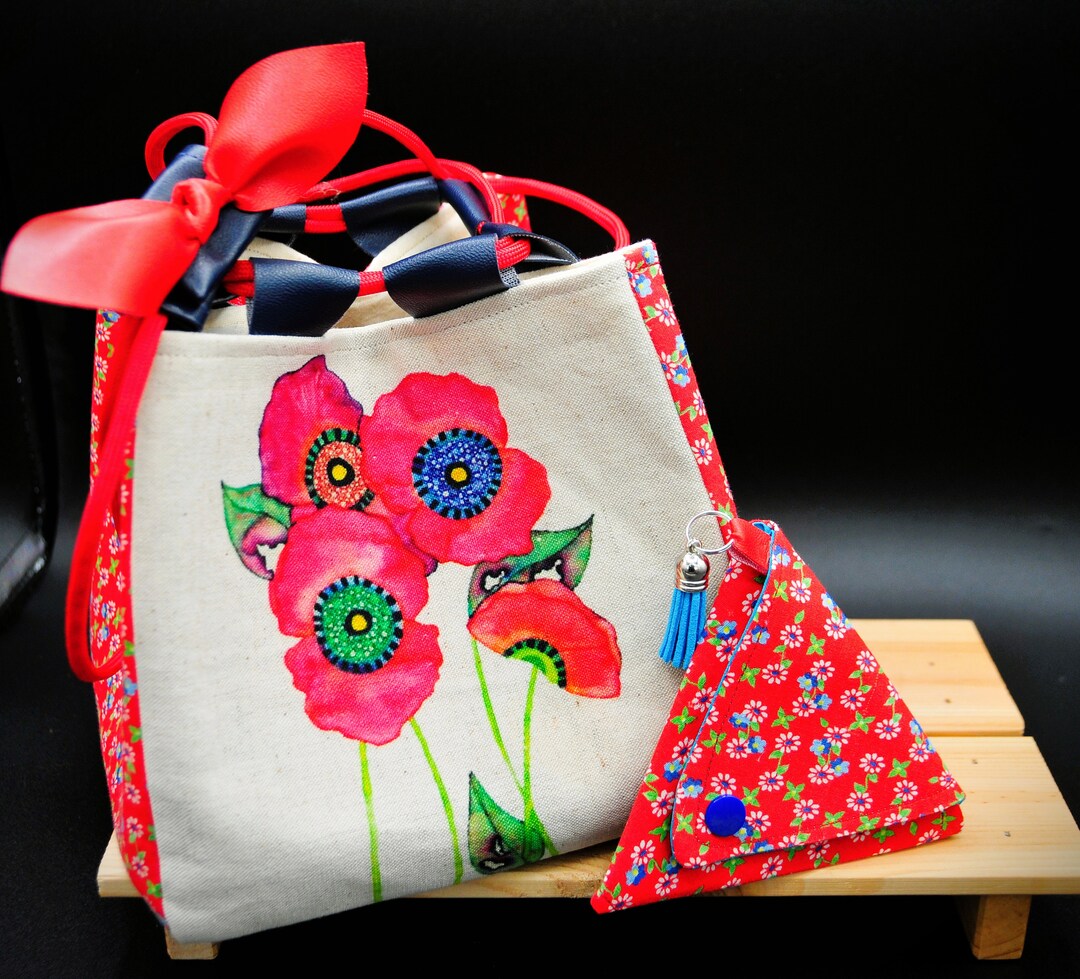 Komebukuro Rice Bag, Japanese Drawstring Bag, Kinchaku Bag, Vintage ...