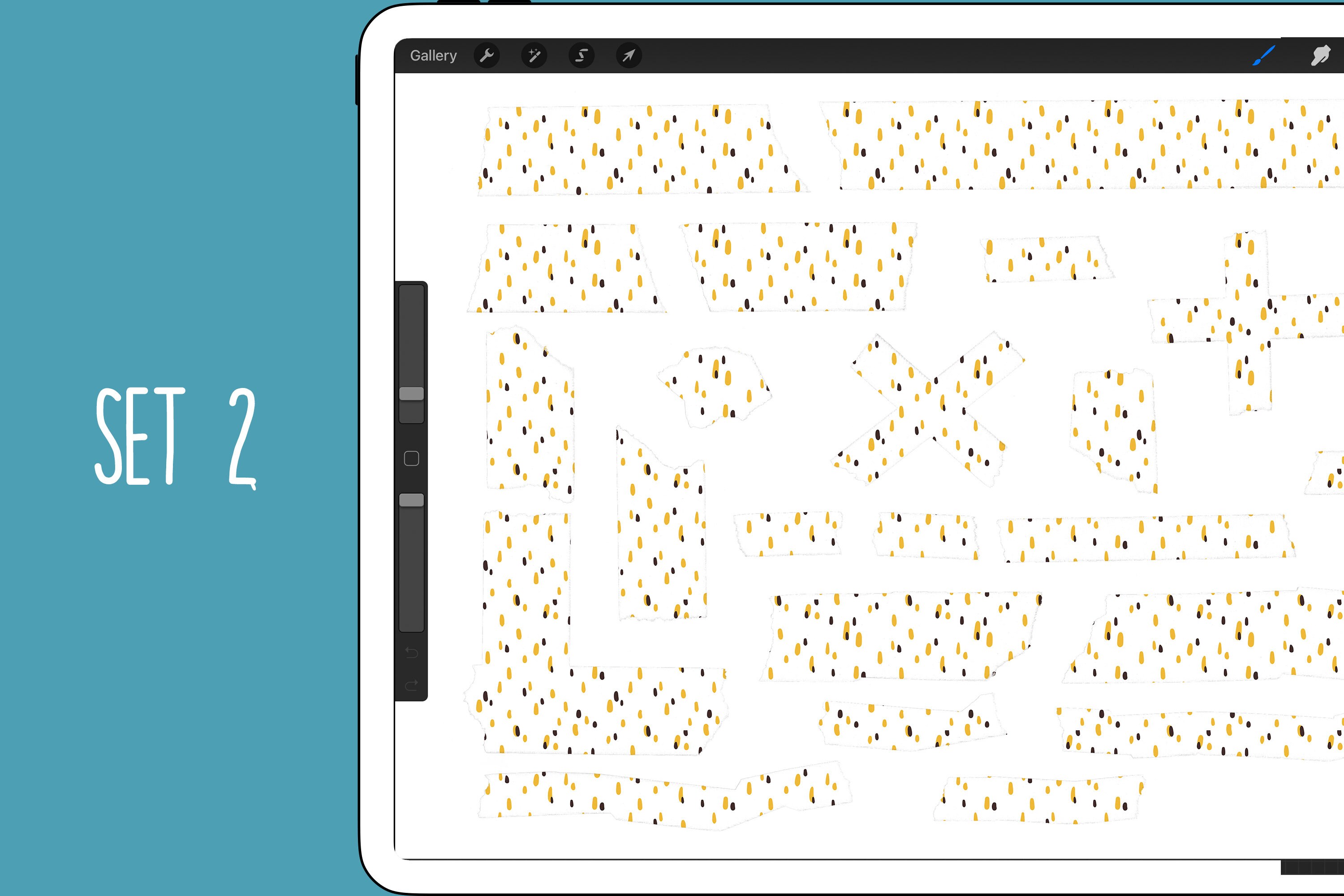 Digital Washi Tape Clipart Bee Bees Sticker Set Digital Planner ...