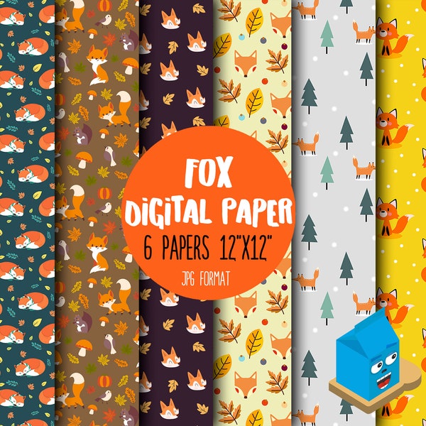 Fox Scrapbook - Etsy