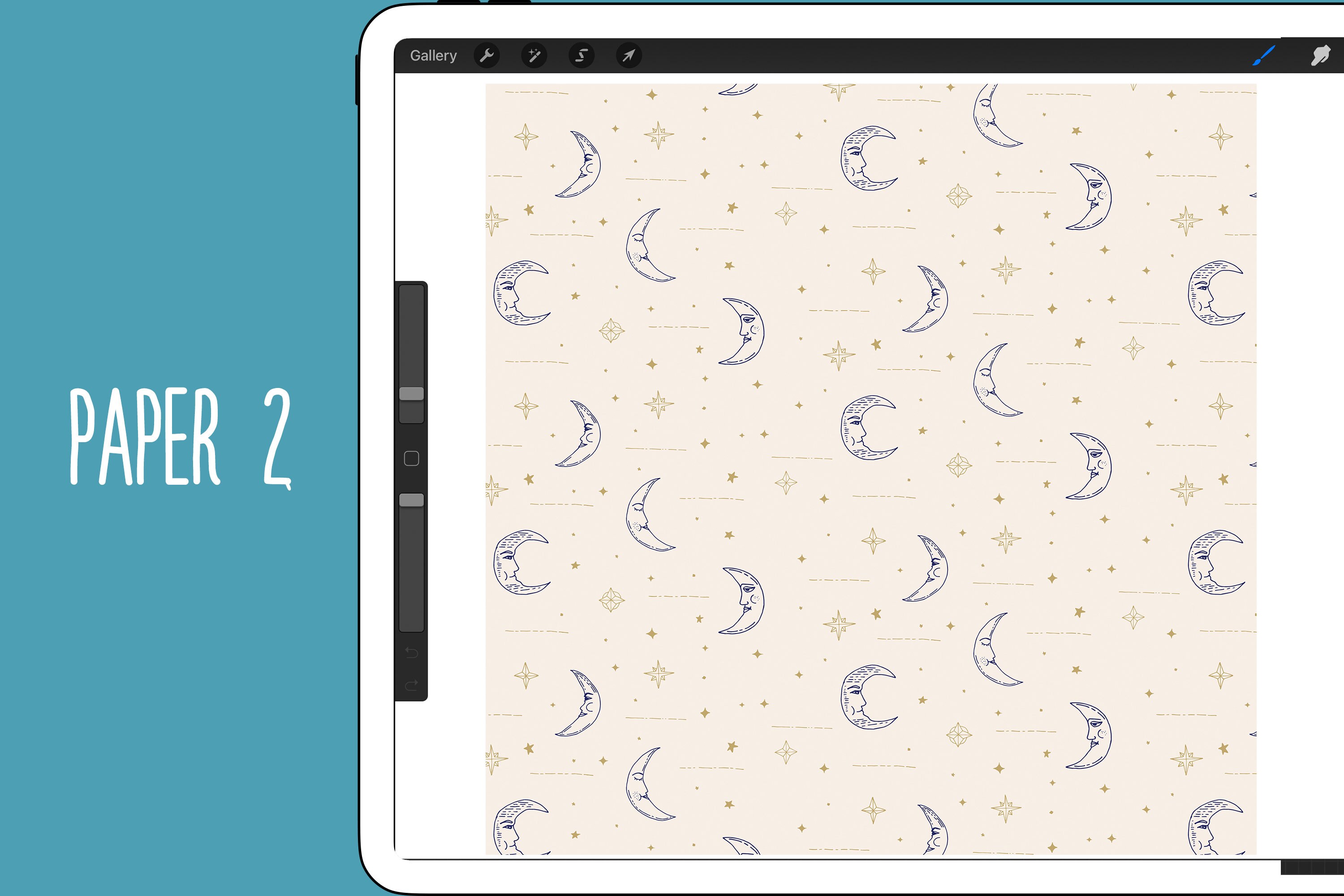 Digital Paper Printable Clipart Celestial Scrapbooking Digital | Etsy