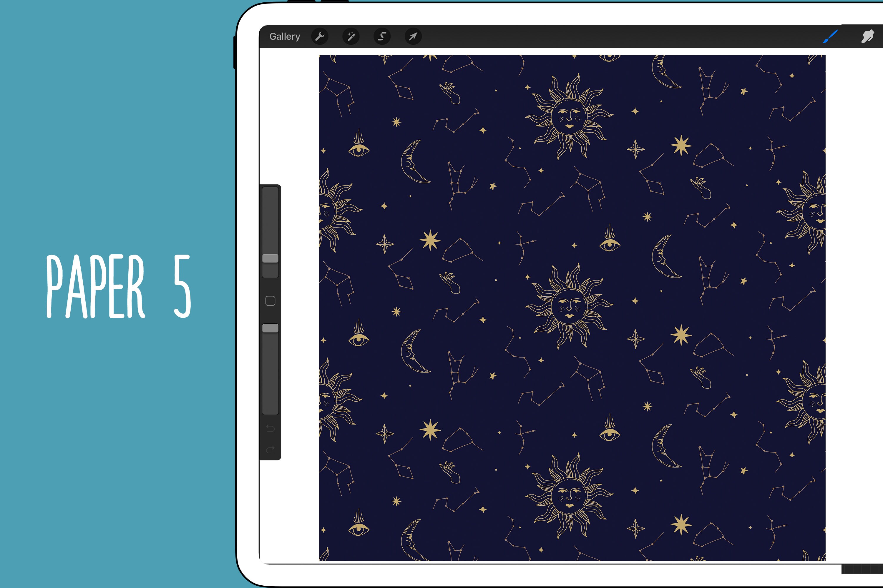 Digital Paper Printable Clipart Celestial Scrapbooking Digital | Etsy