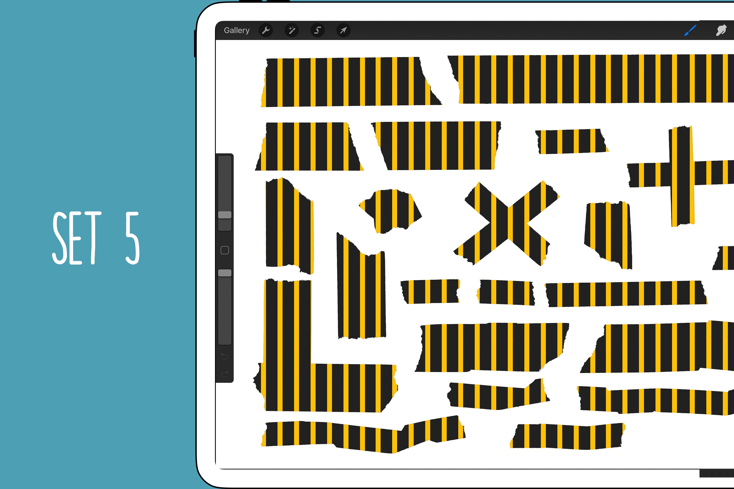 Digital Washi Tape Clipart Bee Bees Sticker Set Digital Planner ...