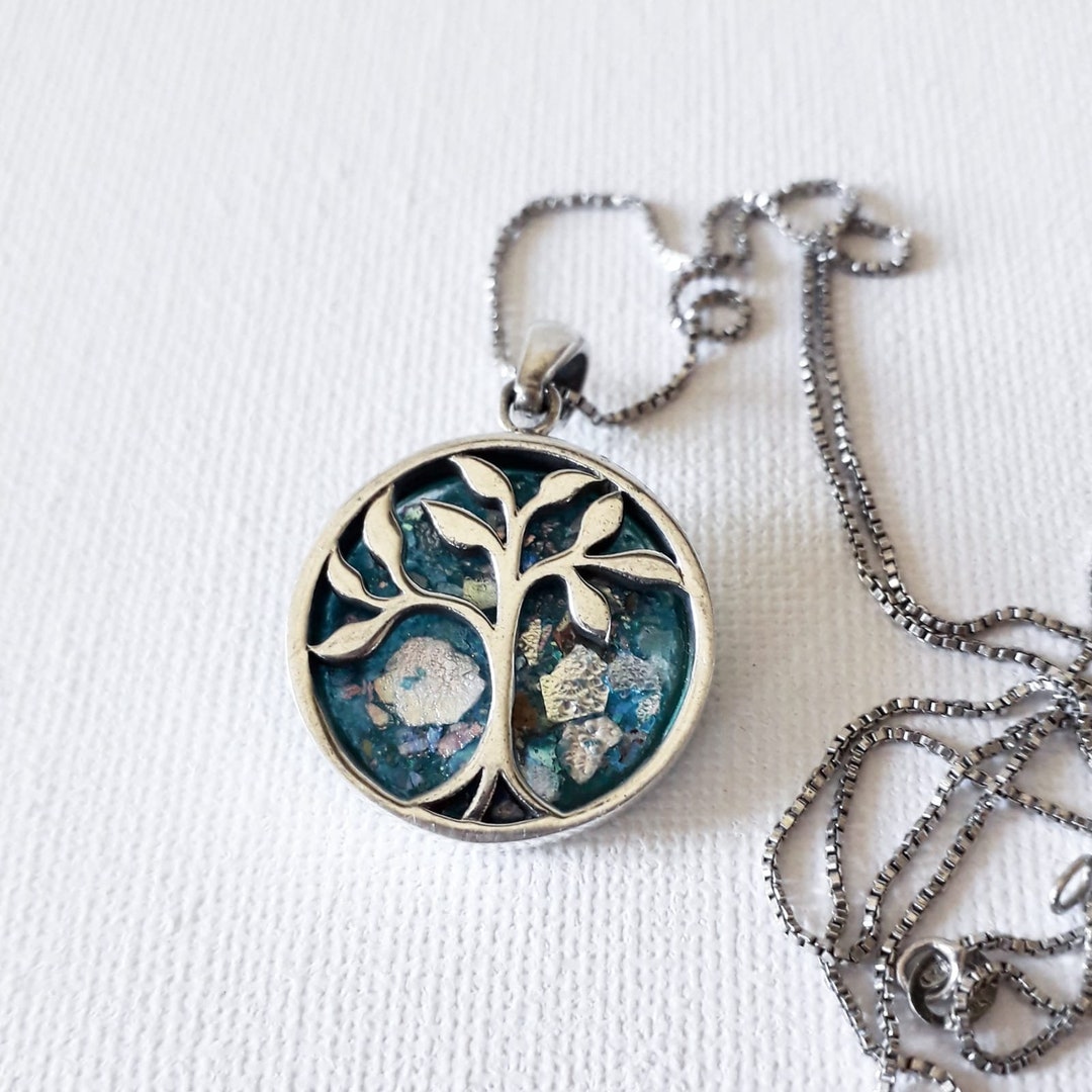 Ancient Roman Glass Pendent , Tree of Life - Etsy