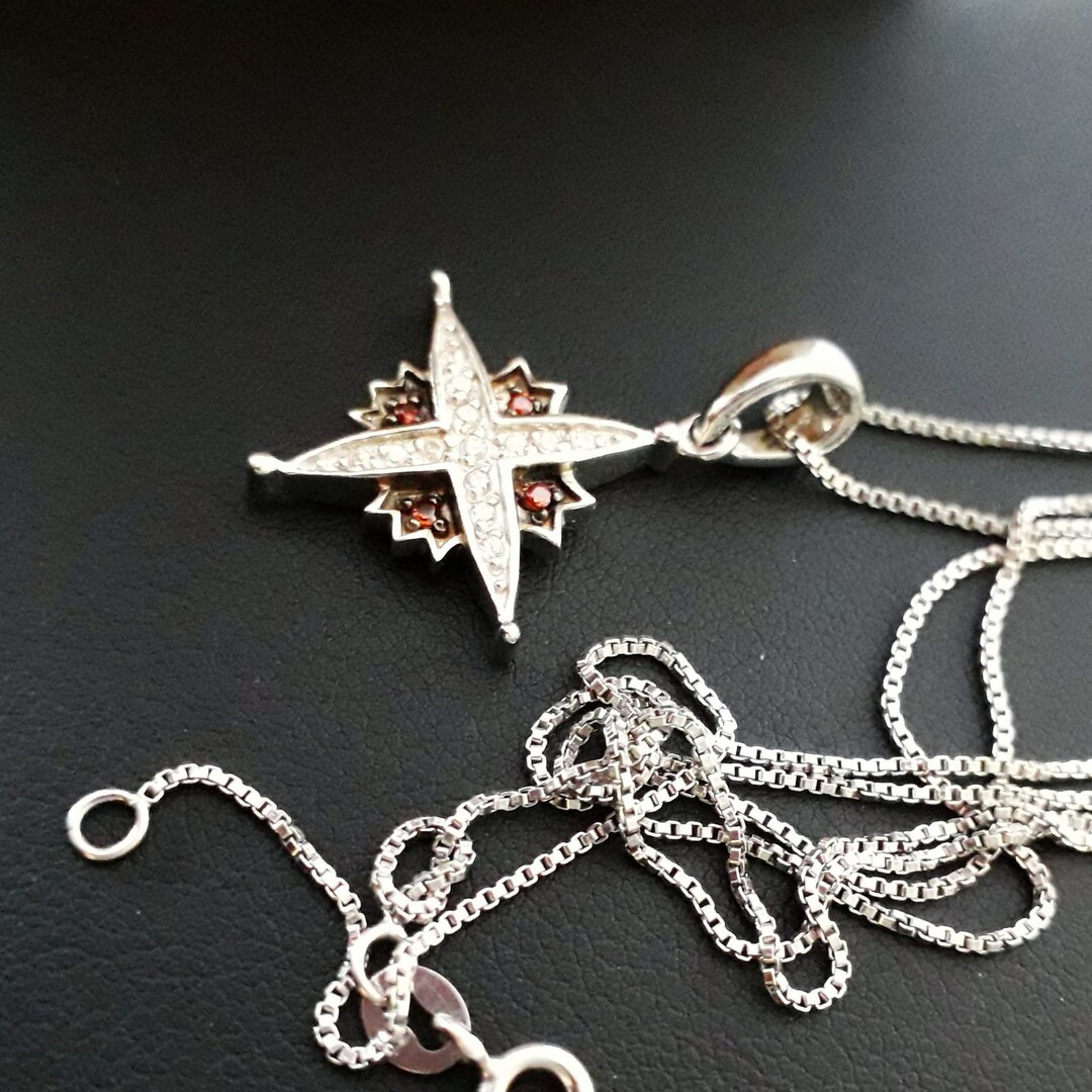 Bethlehem Star Necklace | Sterling Silver Bethlehem Star Pendant ...