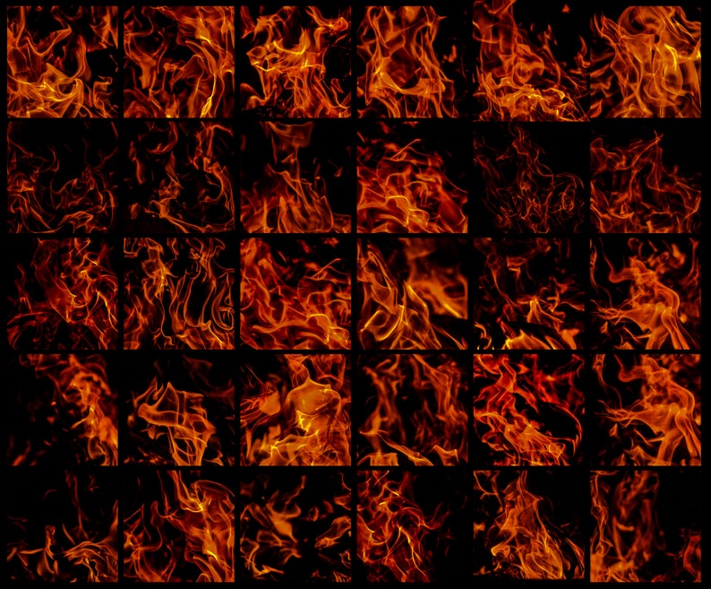 DIGITAL PHOTOS / PRINTS, 60 Individual Fire and Flame Images for ...