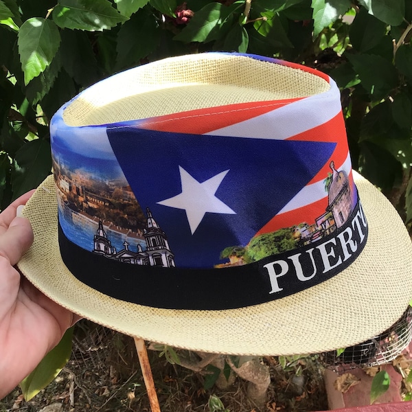 Puerto Rico Straw Hat - Etsy
