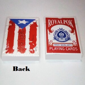 Cards of Puerto Rico With the Flag Printed on the Back. Regular and ...
