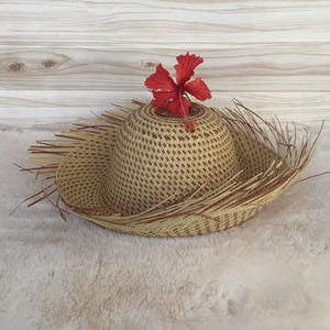 Pava. Puerto Rican Jíbaro Hat. Typical Hat of Puerto Rico. 8-inch ...