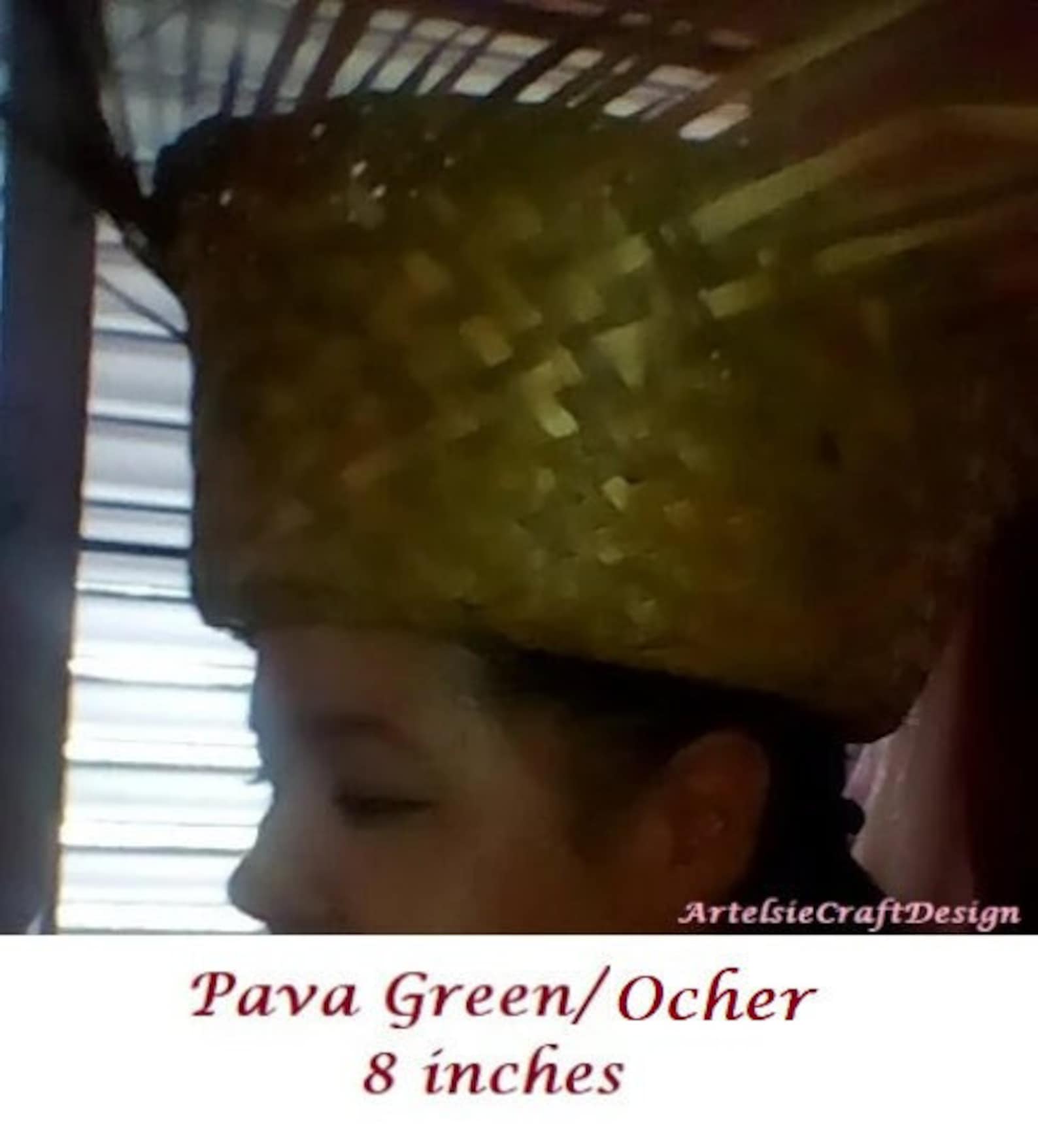 Pava. Puerto Rican Jíbaro Hat. Typical Puerto Rican Hat. 8 Inches XL ...