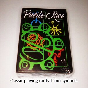 Cards of Puerto Rico With the Flag Printed on the Back. Regular and ...