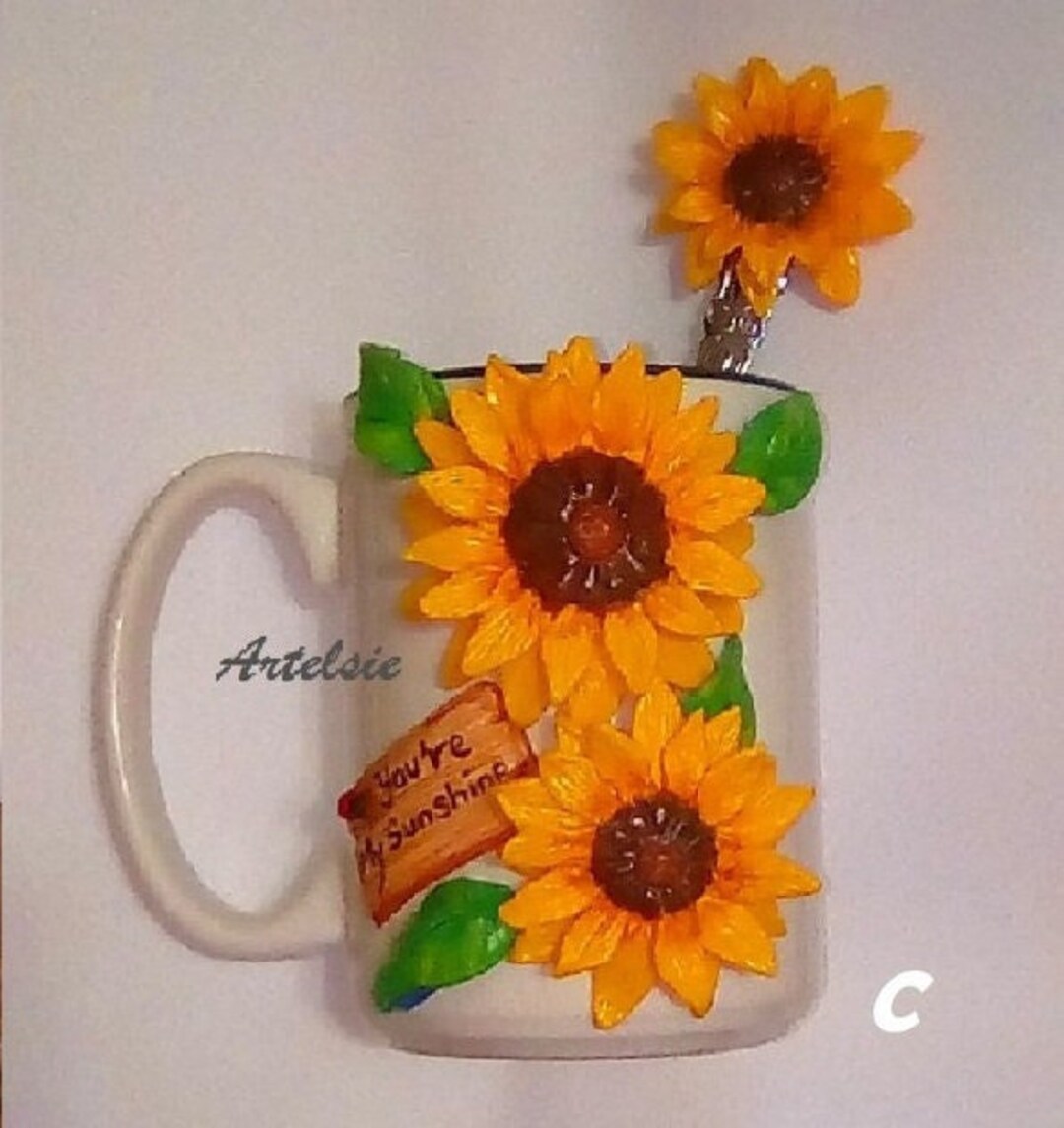 Tazas de decoradas con porcelanicrón porcelana fría. - Etsy España