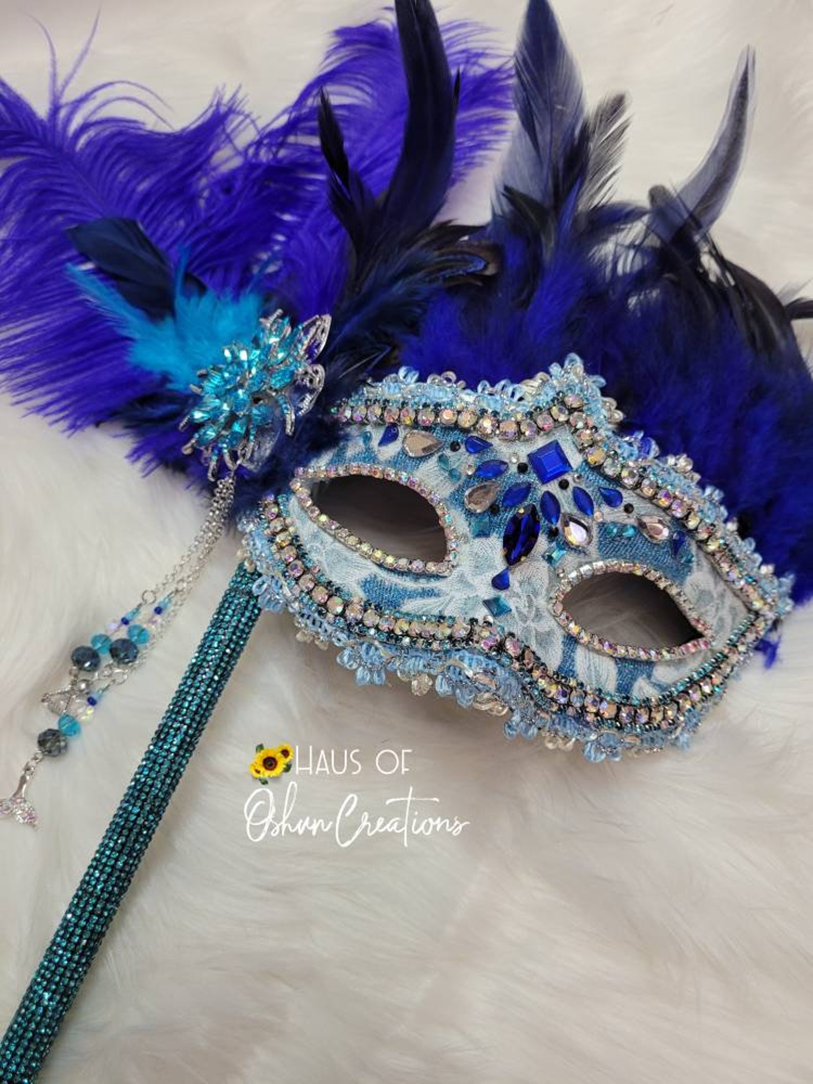 Masquerade Mask Goddess Yemaya Yemoja Orisha Orisa Inspired Mask With ...
