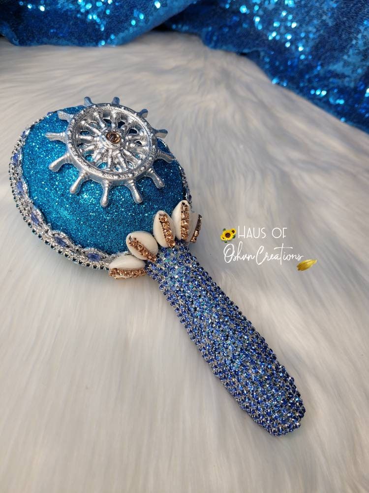 Yemaya Yemoja Ashaba Inspired Maraca With Anchor and Wheel - Etsy