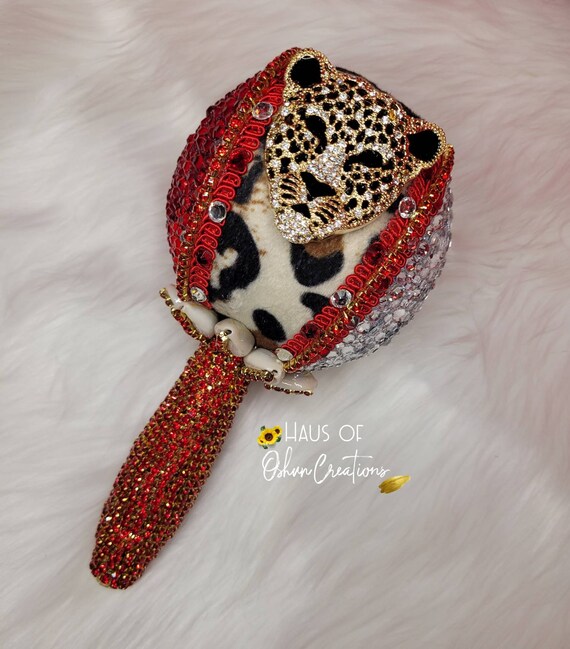 Professional Maracas Shango Ritual Maraca - Hand-Painted Red/White With ...