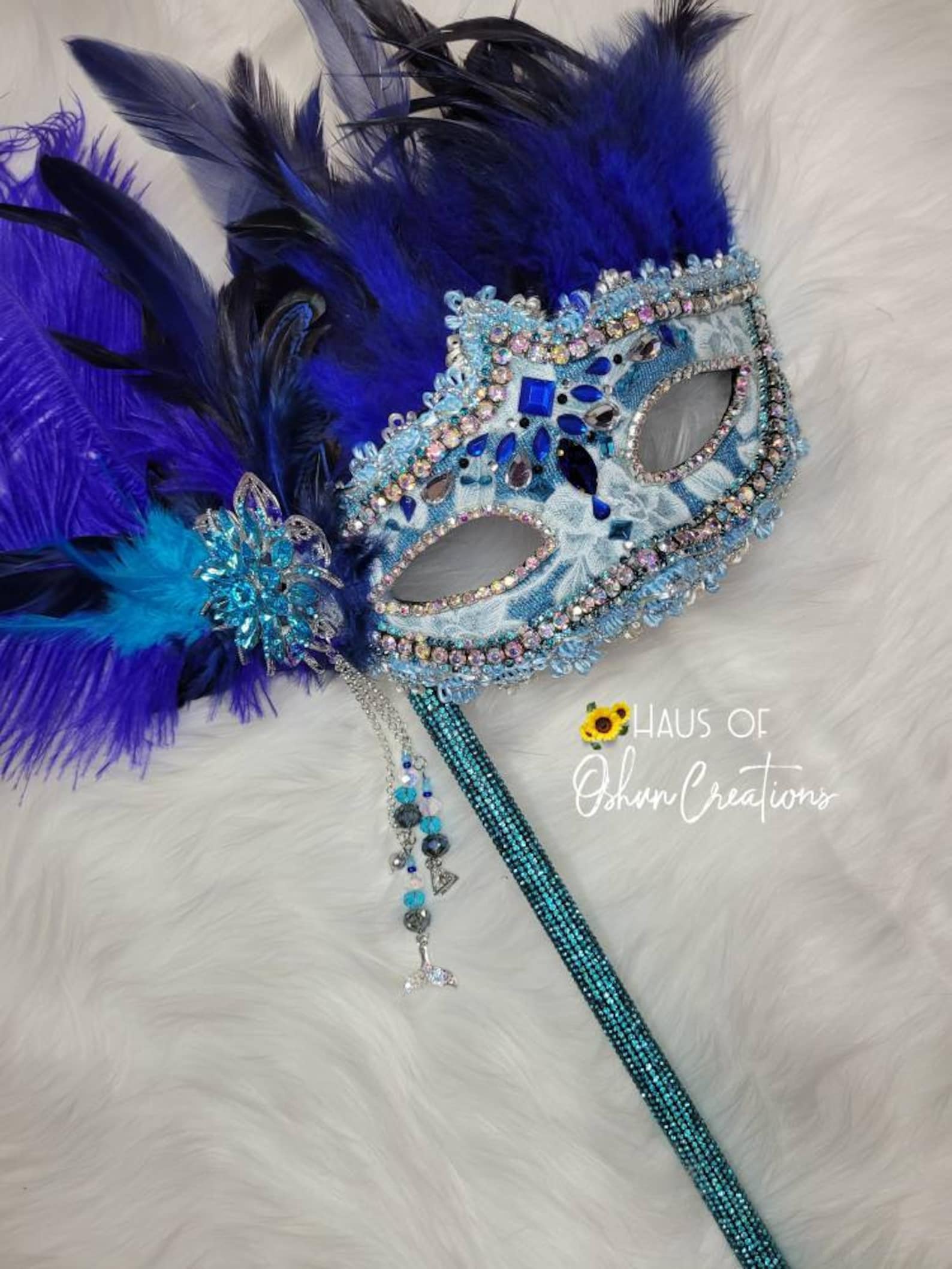 Masquerade Mask Goddess Yemaya Yemoja Orisha Orisa Inspired Mask With ...