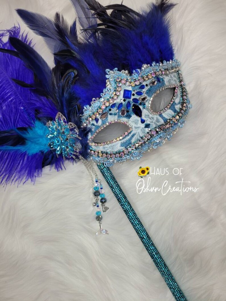 Masquerade Mask Goddess Yemaya Yemoja Orisha Orisa Inspired Mask With ...