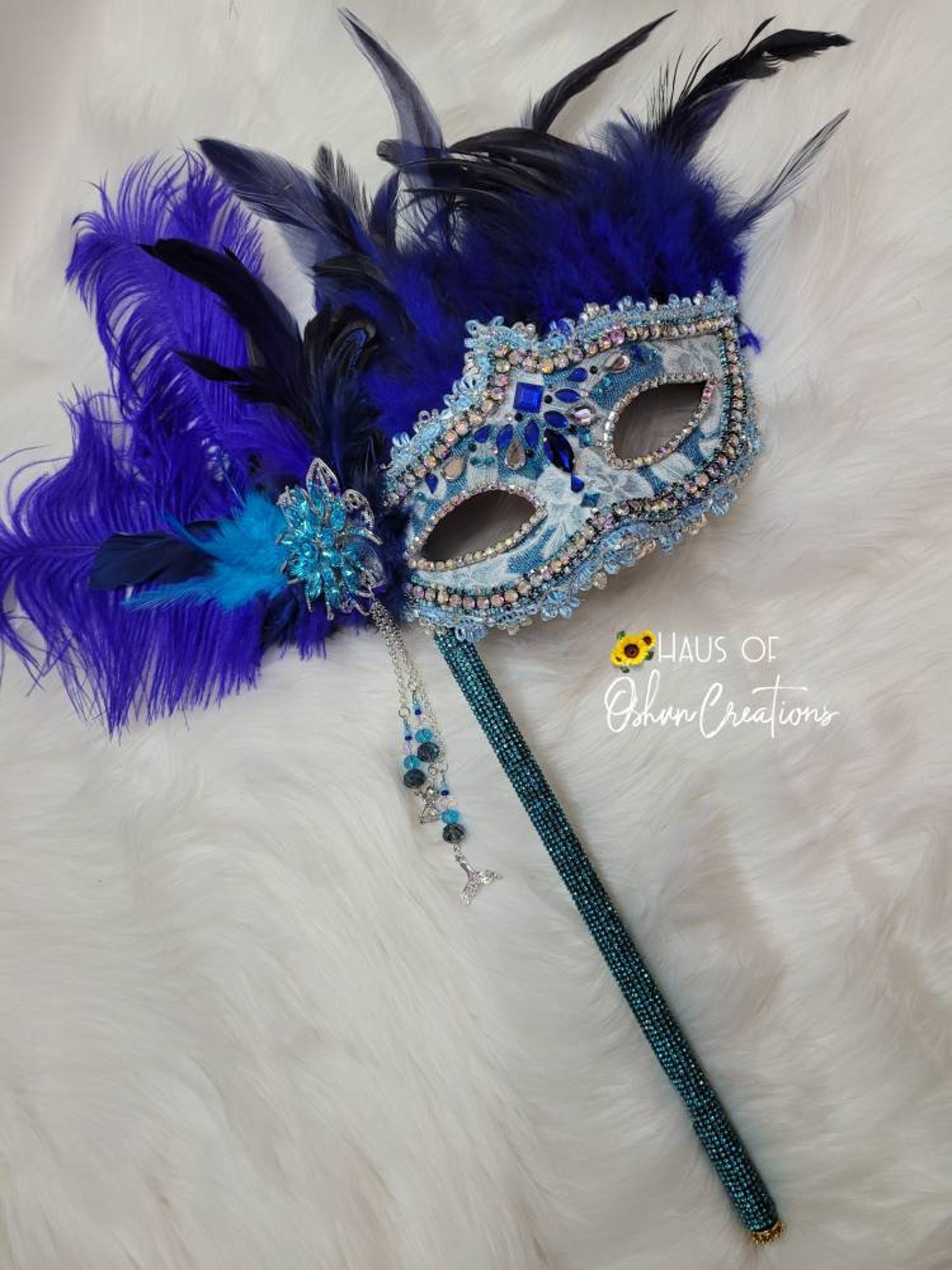 Masquerade Mask Goddess Yemaya Yemoja Orisha Orisa Inspired Mask With ...