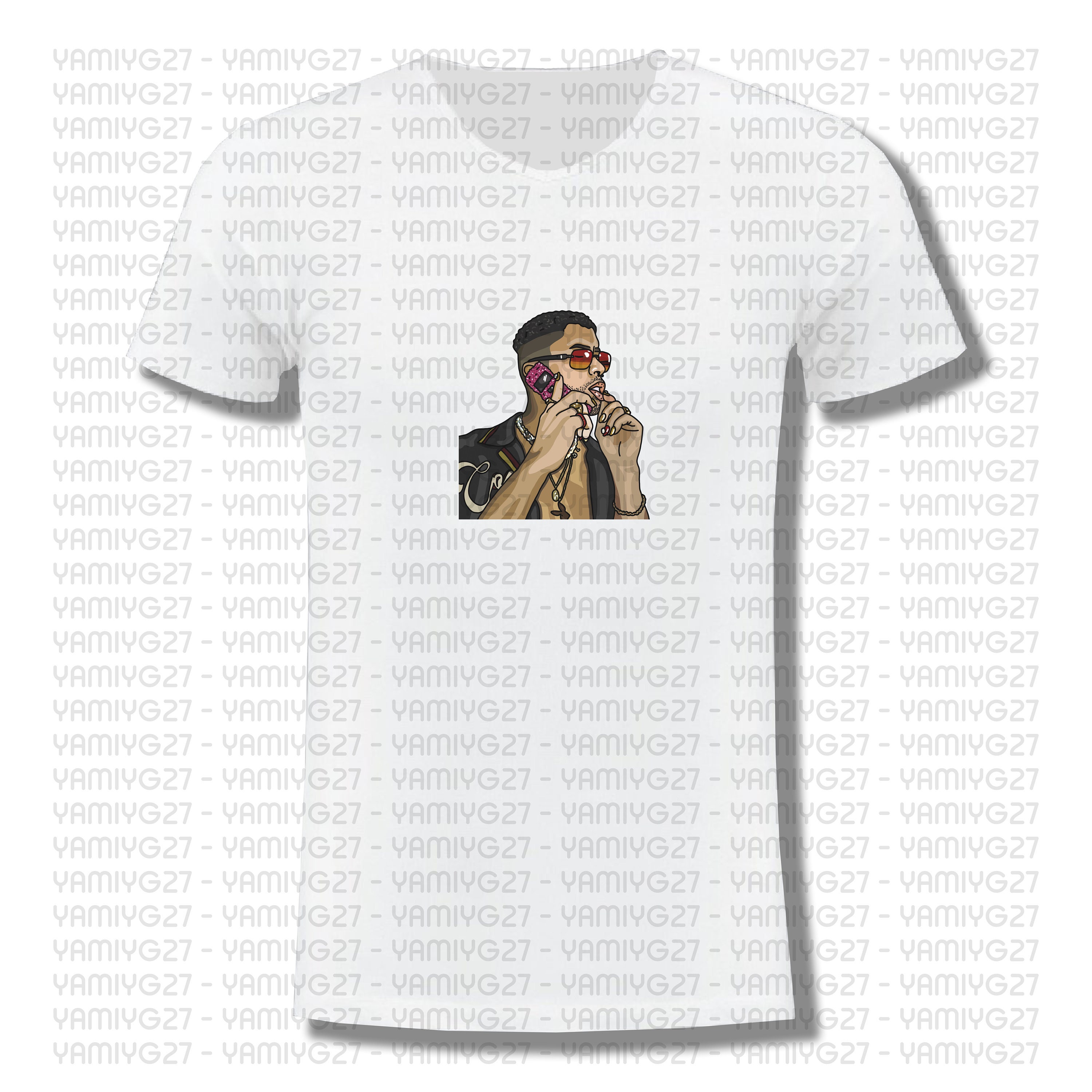 PNG JPG Bad Bunny DIGITAL Art in Color / Fan Art - Etsy UK