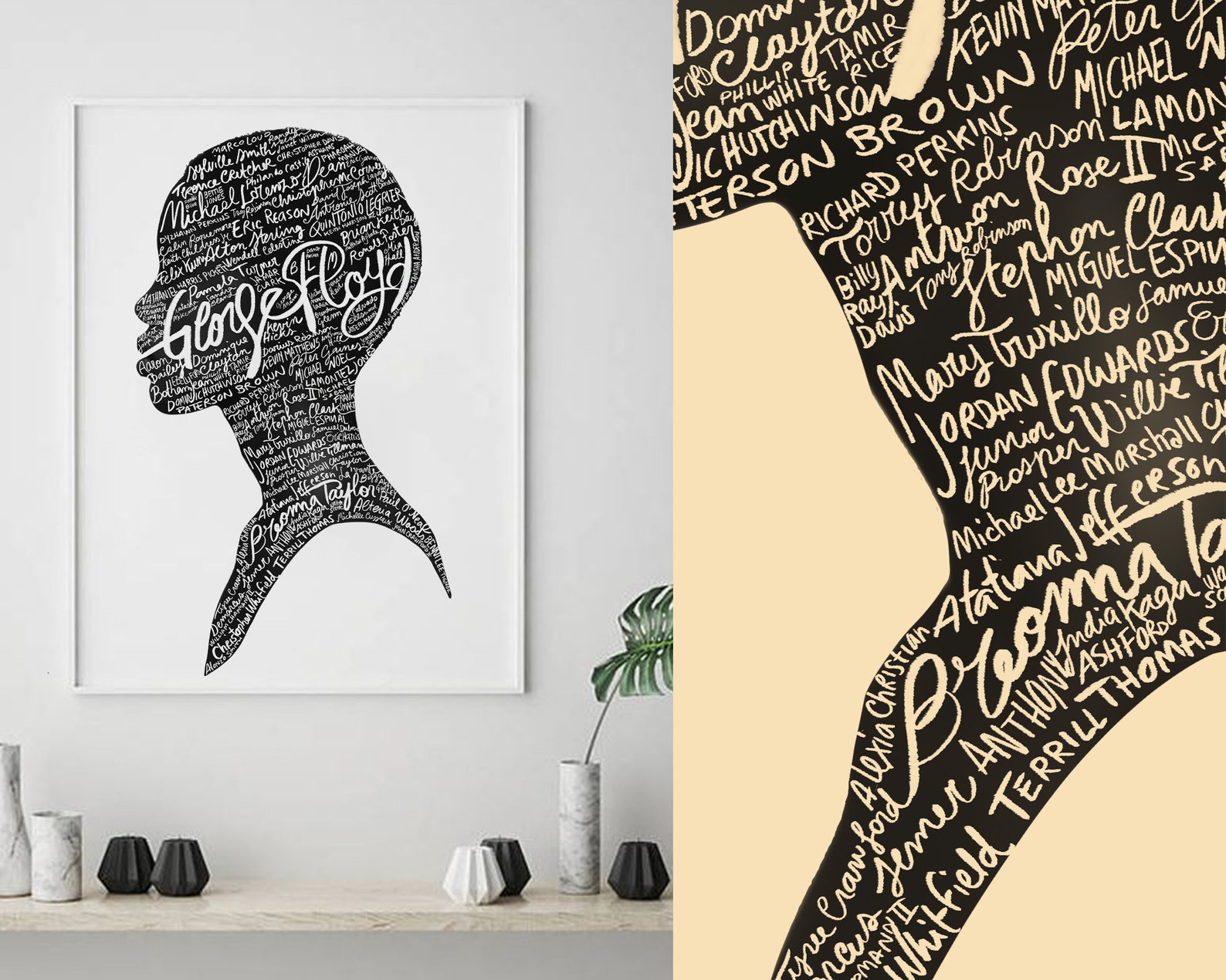 Say Their Names Svg • Equal Rights Clipart • Black Lives Matter Names ...