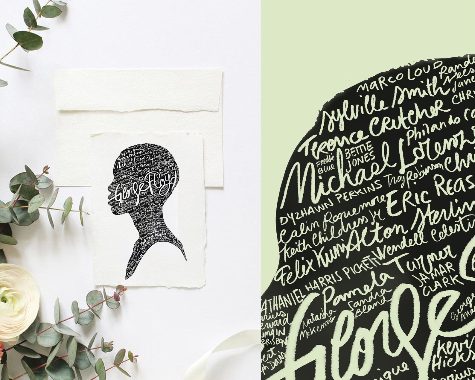 Say Their Names Svg • Equal Rights Clipart • Black Lives Matter Names ...