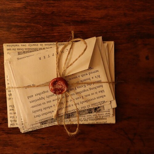 Book Page Envelopes - Etsy