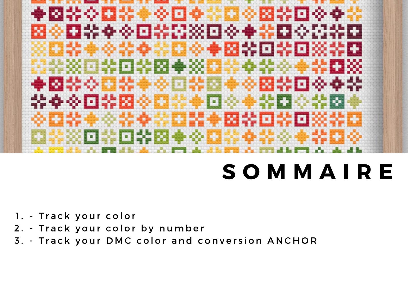 DMC Floss Tracker: Color Charts and Conversion Table (PDF Download ...