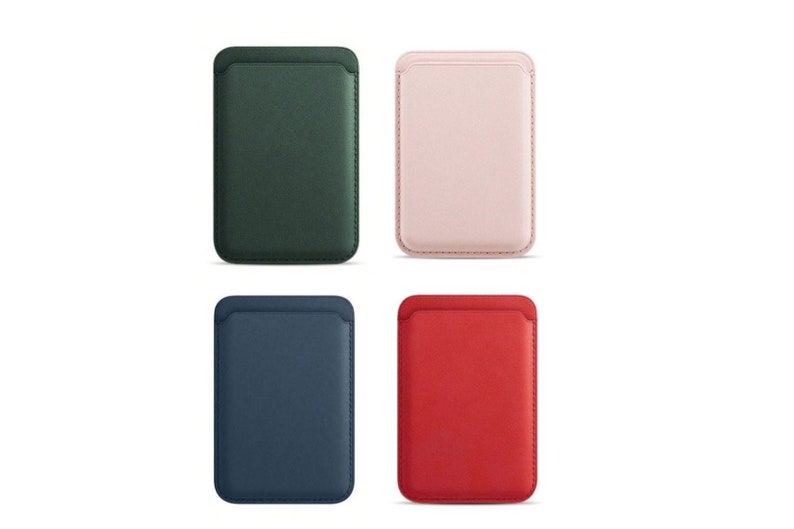 Magsafe iPhone Compatible Vegan Leather Wallet Card Holder - Etsy UK